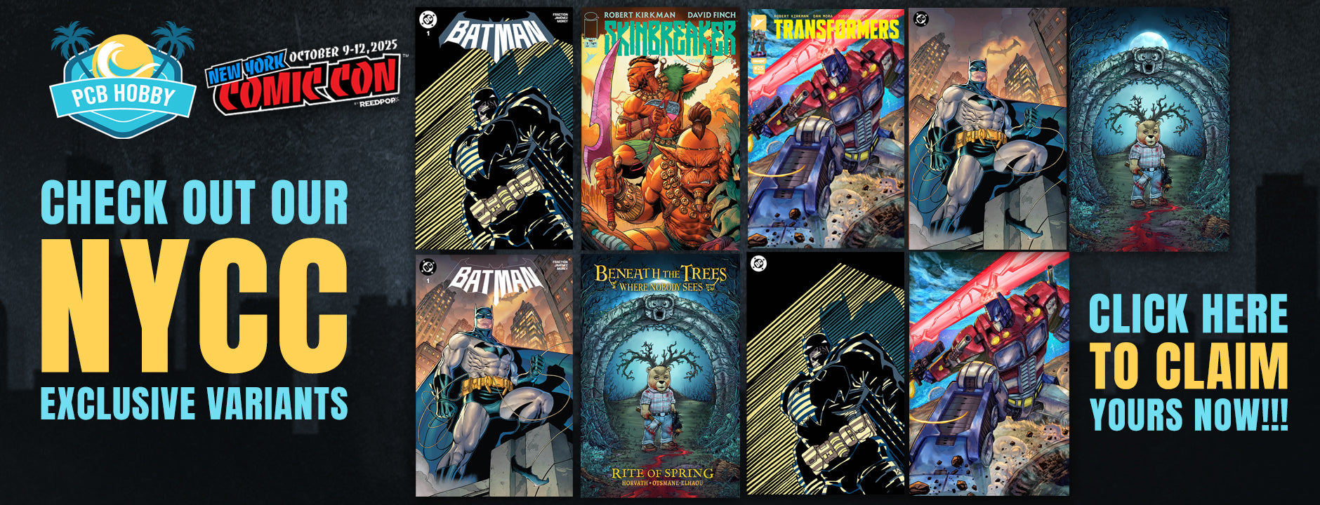 Comic Books - NYCC 2025 Exclusives – PCB Hobby